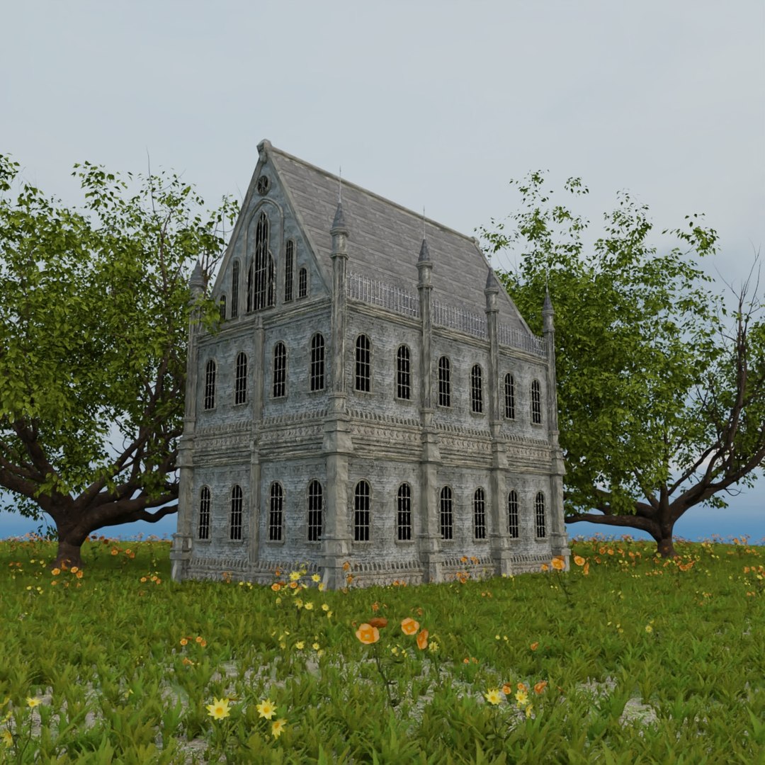 3D Historical Building Old - TurboSquid 1482523