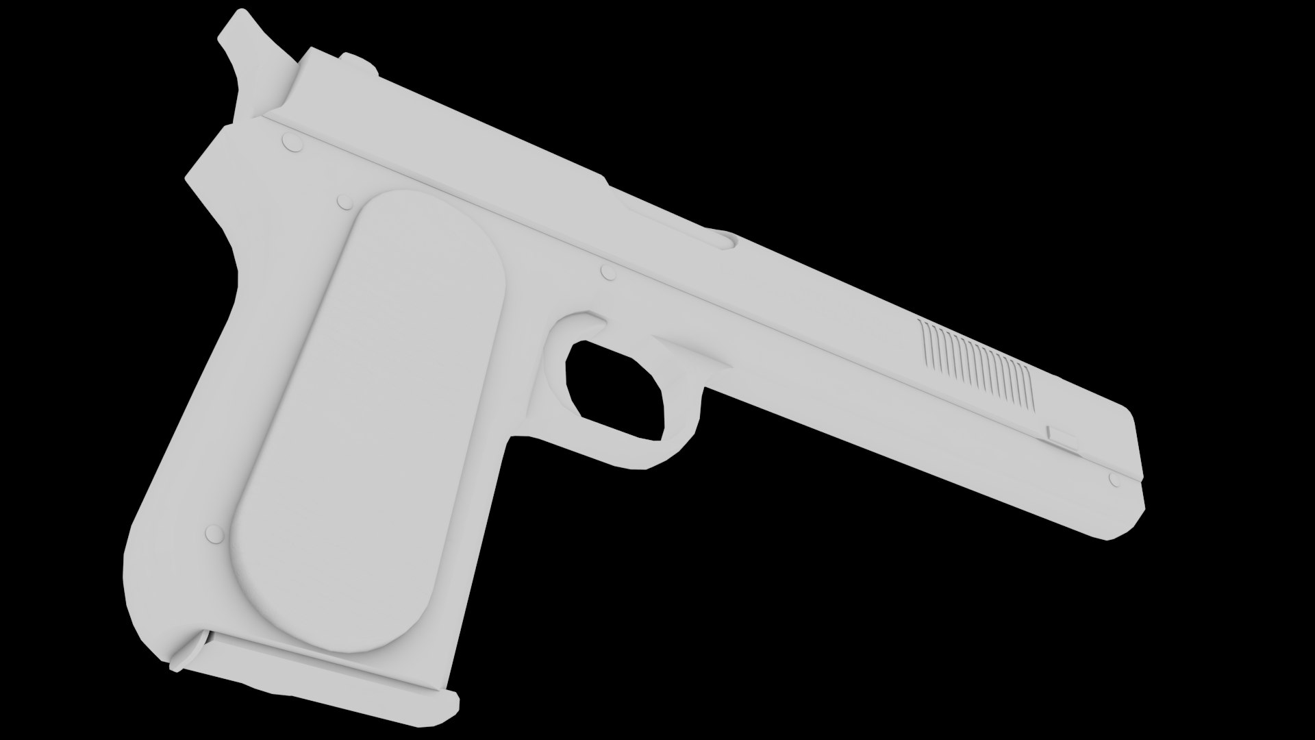 Colt M1900 3D Model - TurboSquid 2029706