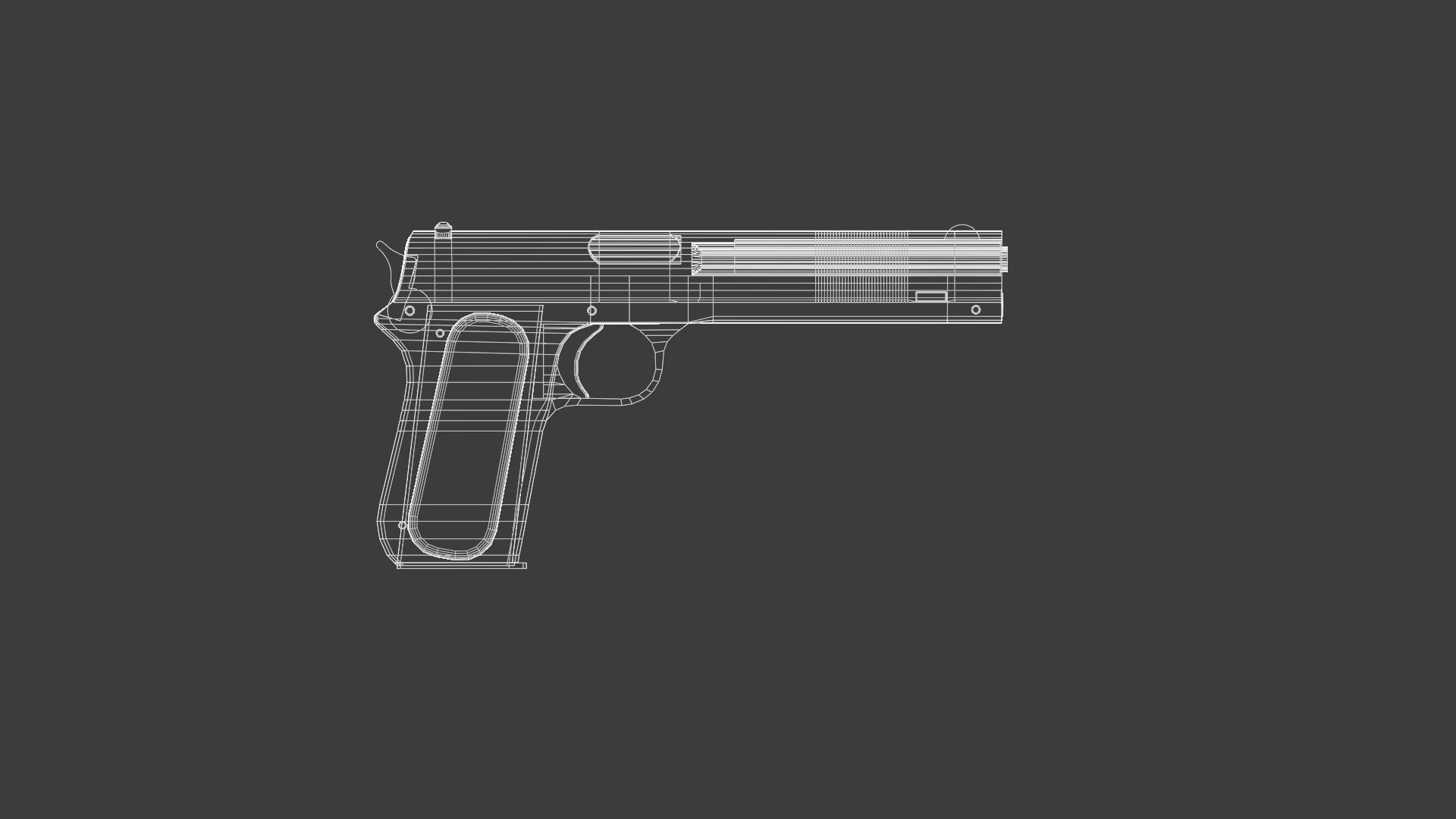 Colt M1900 3D Model - TurboSquid 2029706