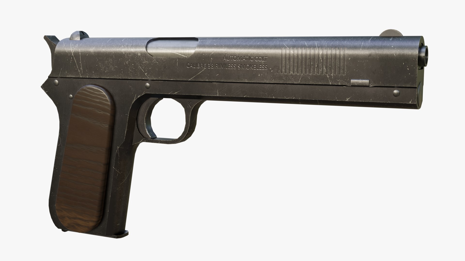 Colt M1900 3D Model - TurboSquid 2029706