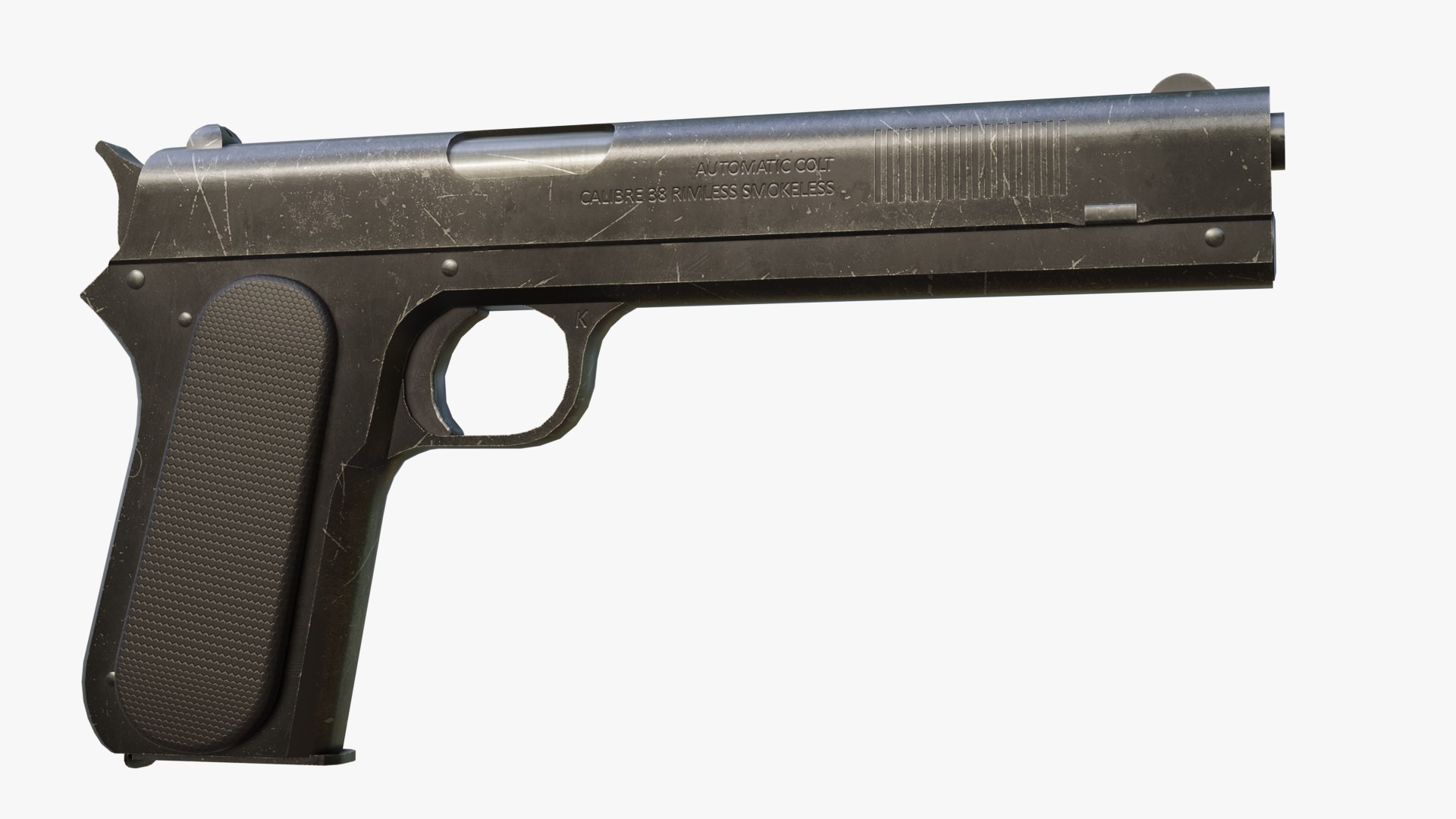 Colt M1900 3D Model - TurboSquid 2029706