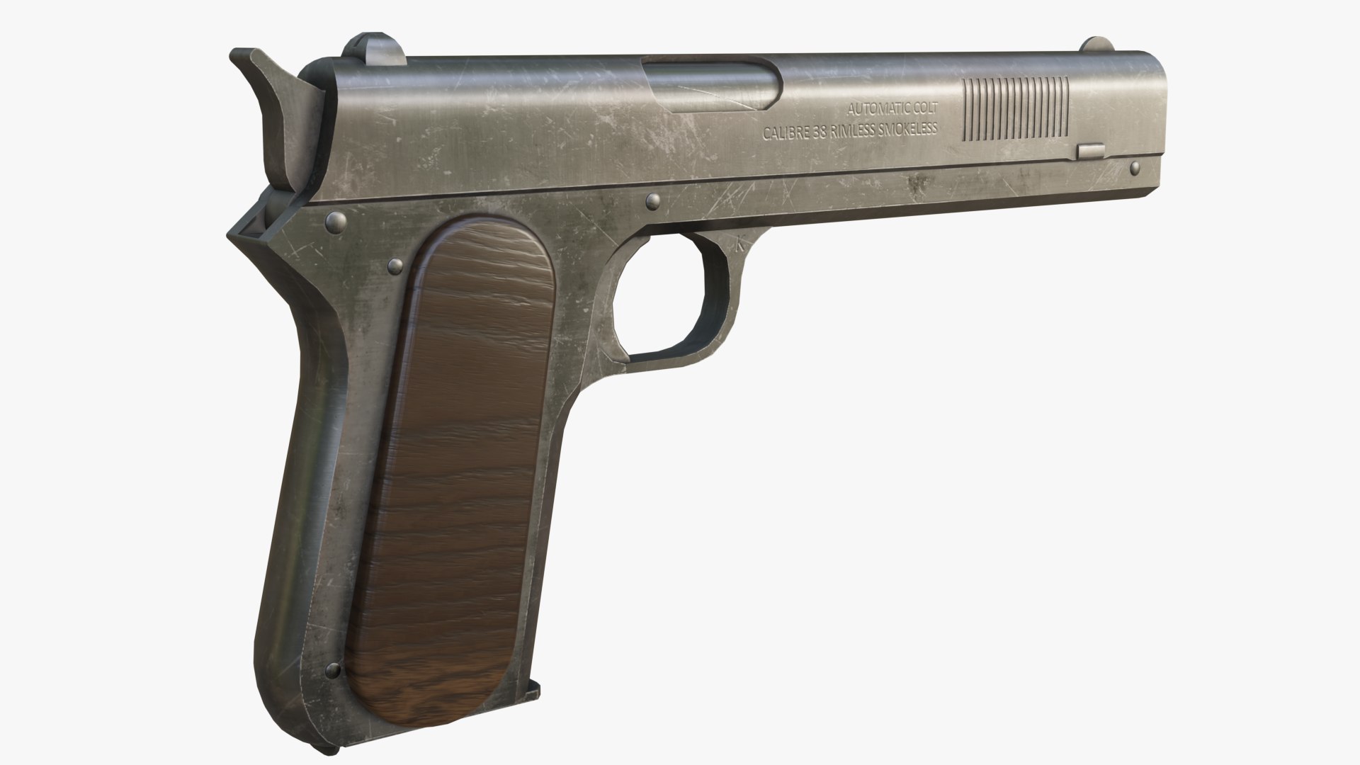 Colt M1900 3D Model - TurboSquid 2029706