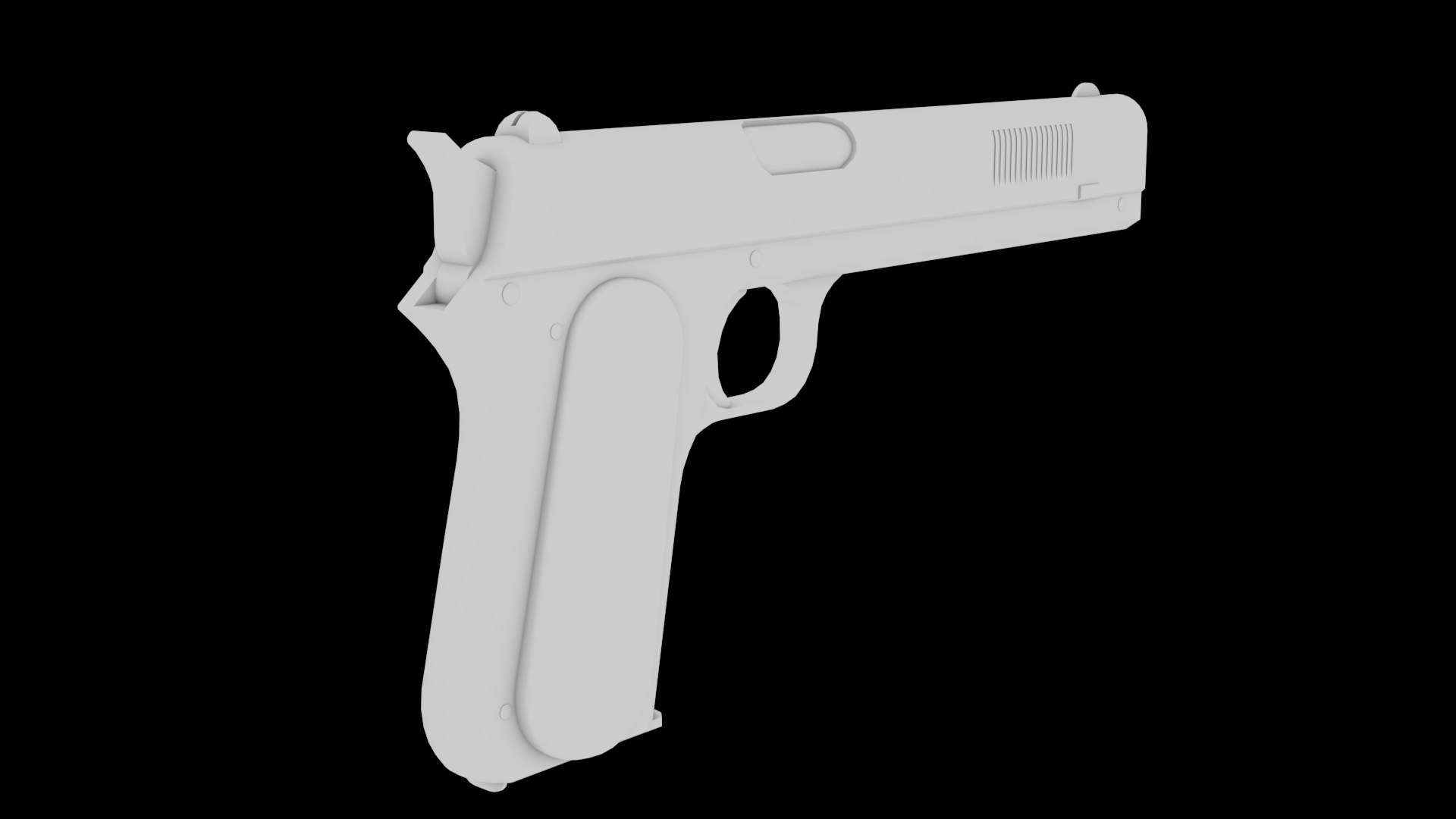 Colt M1900 3D Model - TurboSquid 2029706
