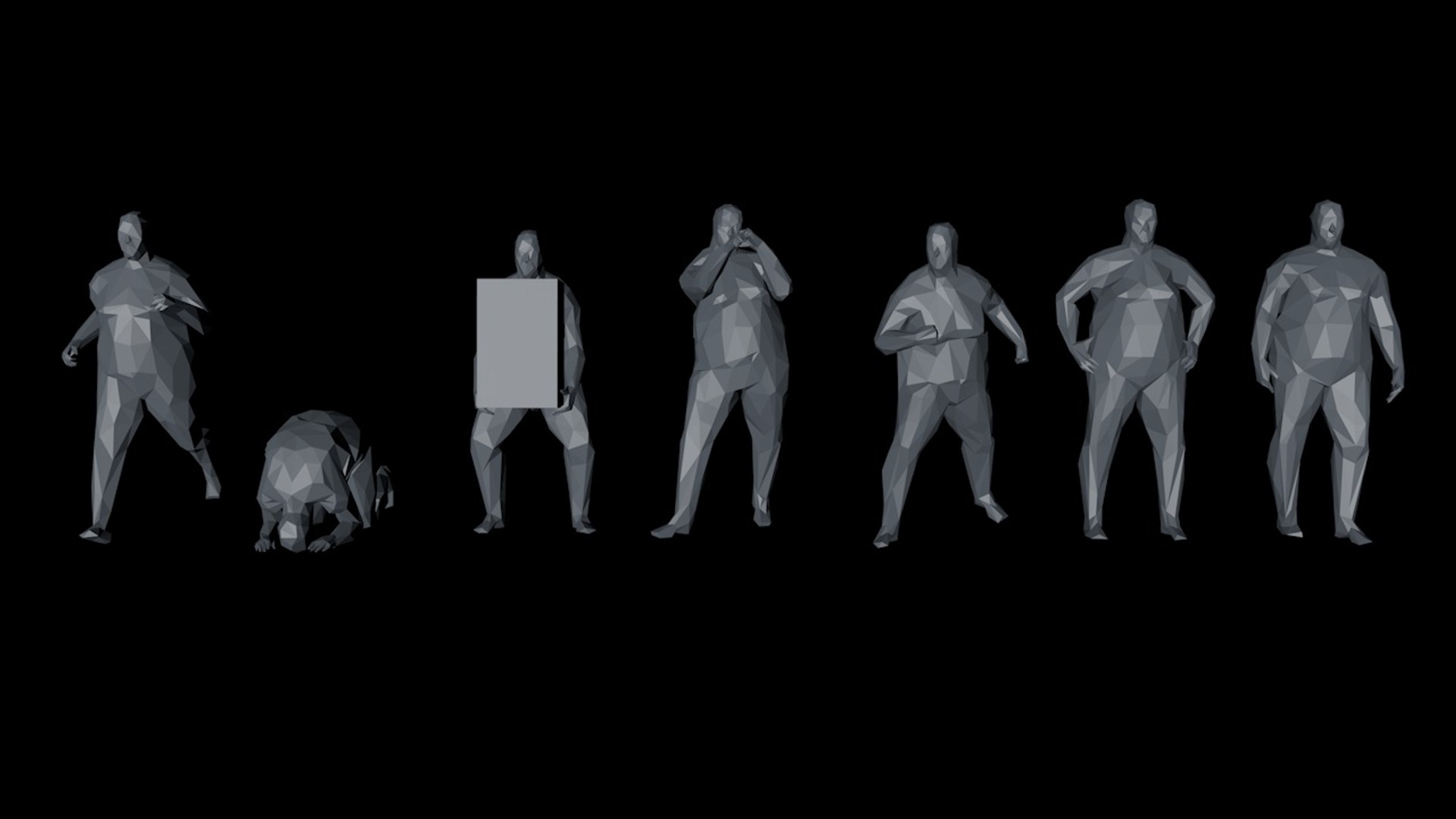 3D 7 fat man model - TurboSquid 1413087