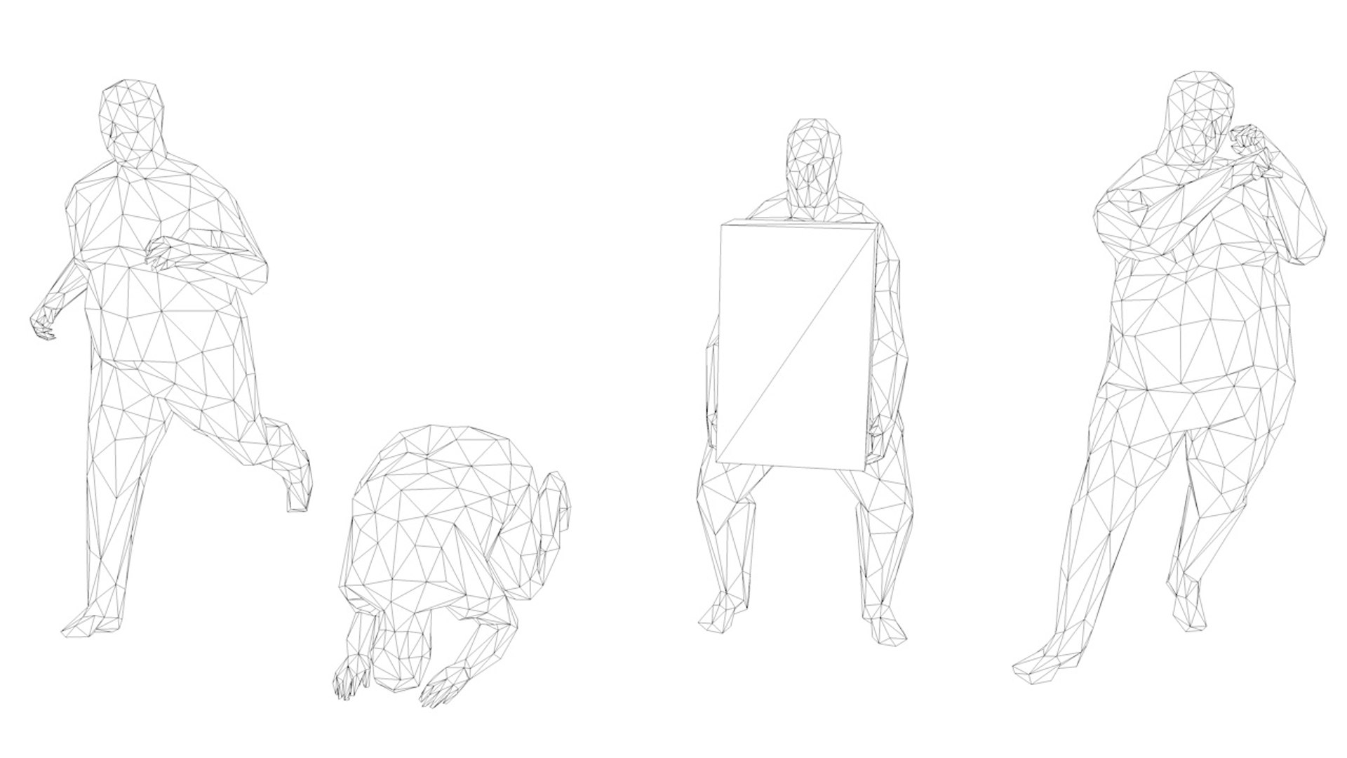 3D 7 fat man model - TurboSquid 1413087