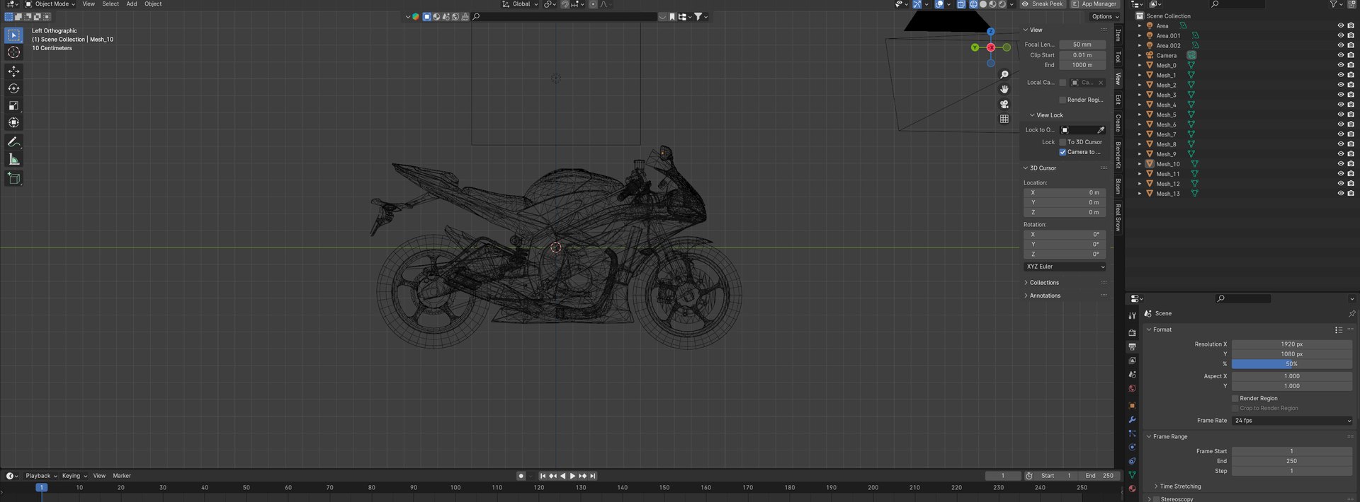 3D Yamaha Motorcycle Moto Model - TurboSquid 2251084