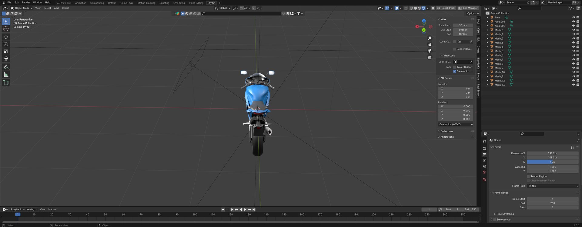 3D Yamaha Motorcycle Moto Model - TurboSquid 2251084
