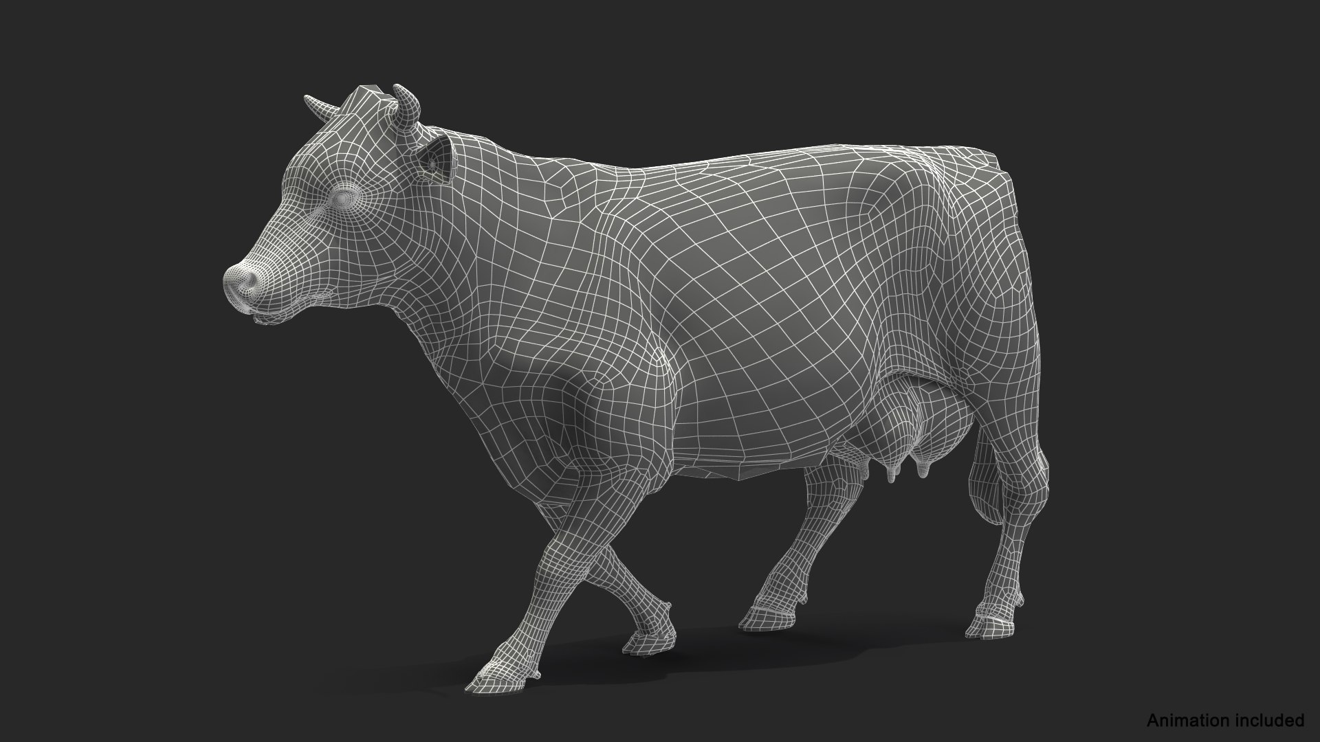 Cow Farm Animal 3D Model - TurboSquid 1565249