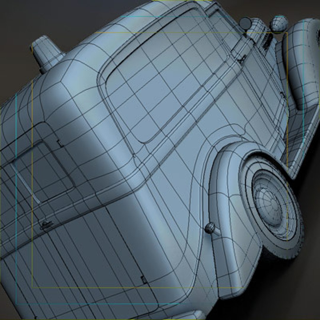 Dodge Panel Police 3d Model