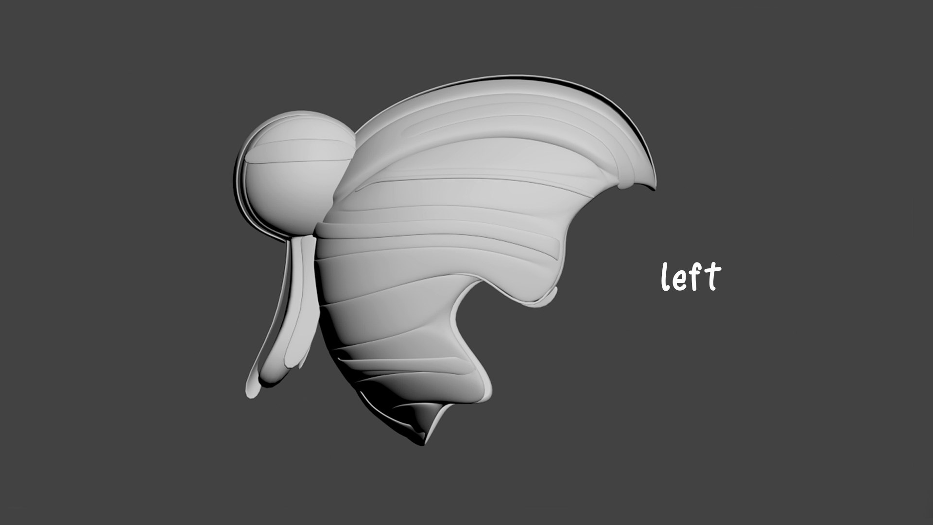 Man Bun Hairstyle Model - TurboSquid 2015514