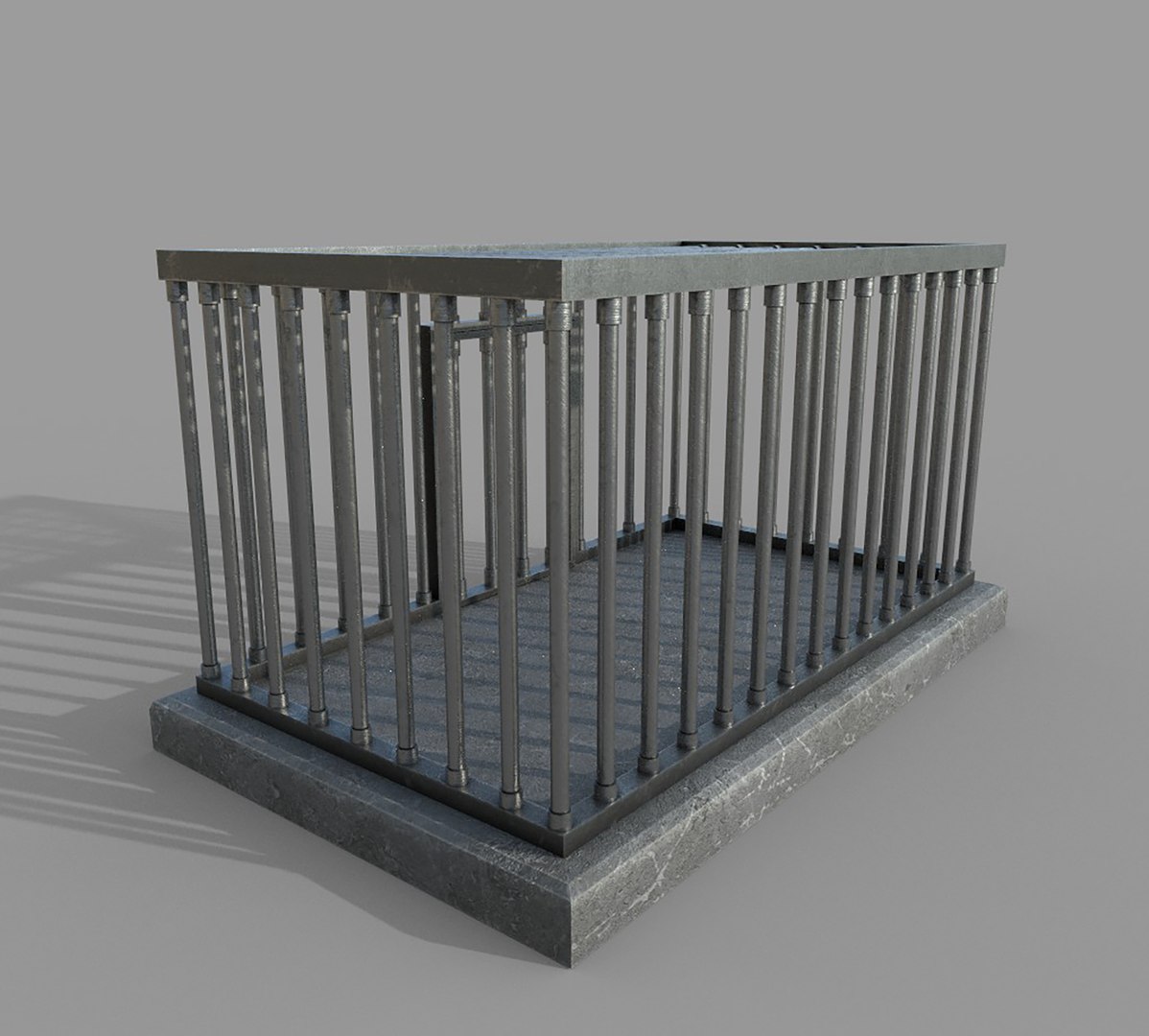 3D Cage PBR - TurboSquid 1765118
