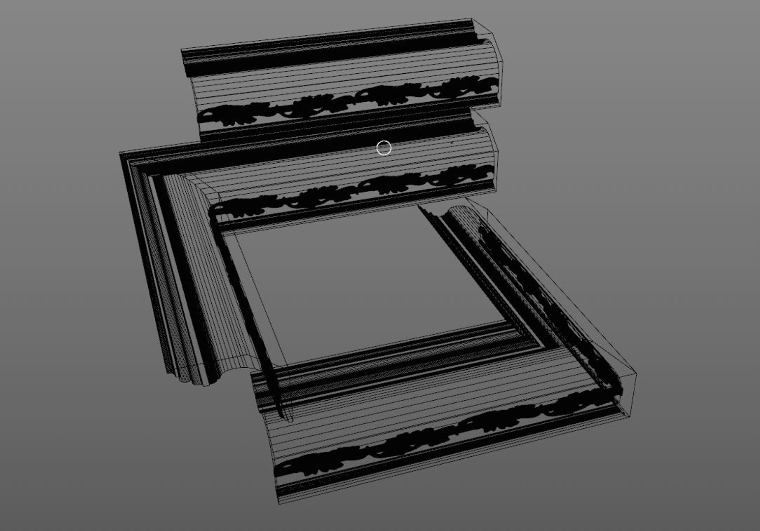 Patterned Cornices 3D Model - TurboSquid 1421156