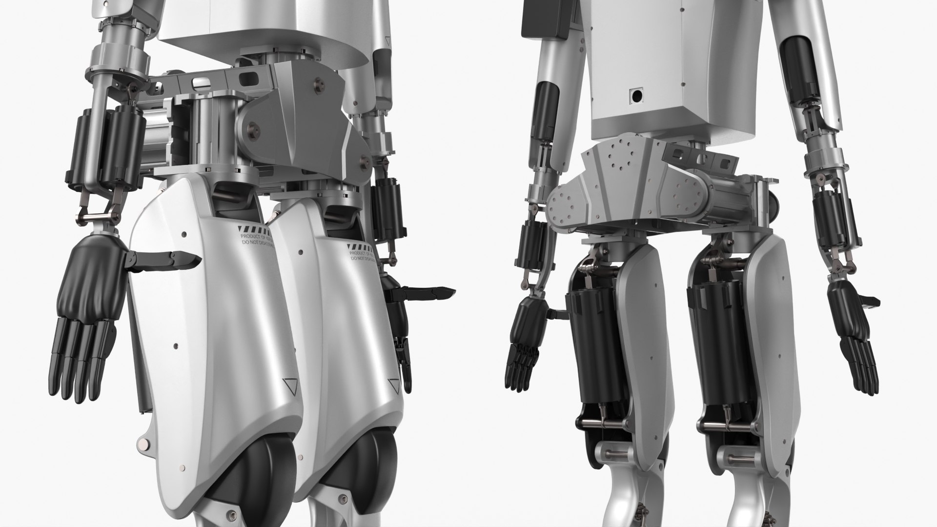 3D Kepler Humanoid Robot Silver Model - TurboSquid 2503018