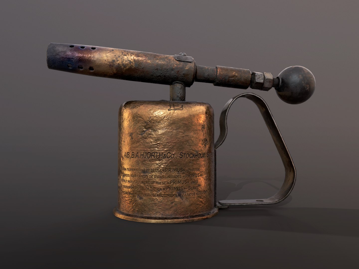 Old blowlamp model - TurboSquid 1488294