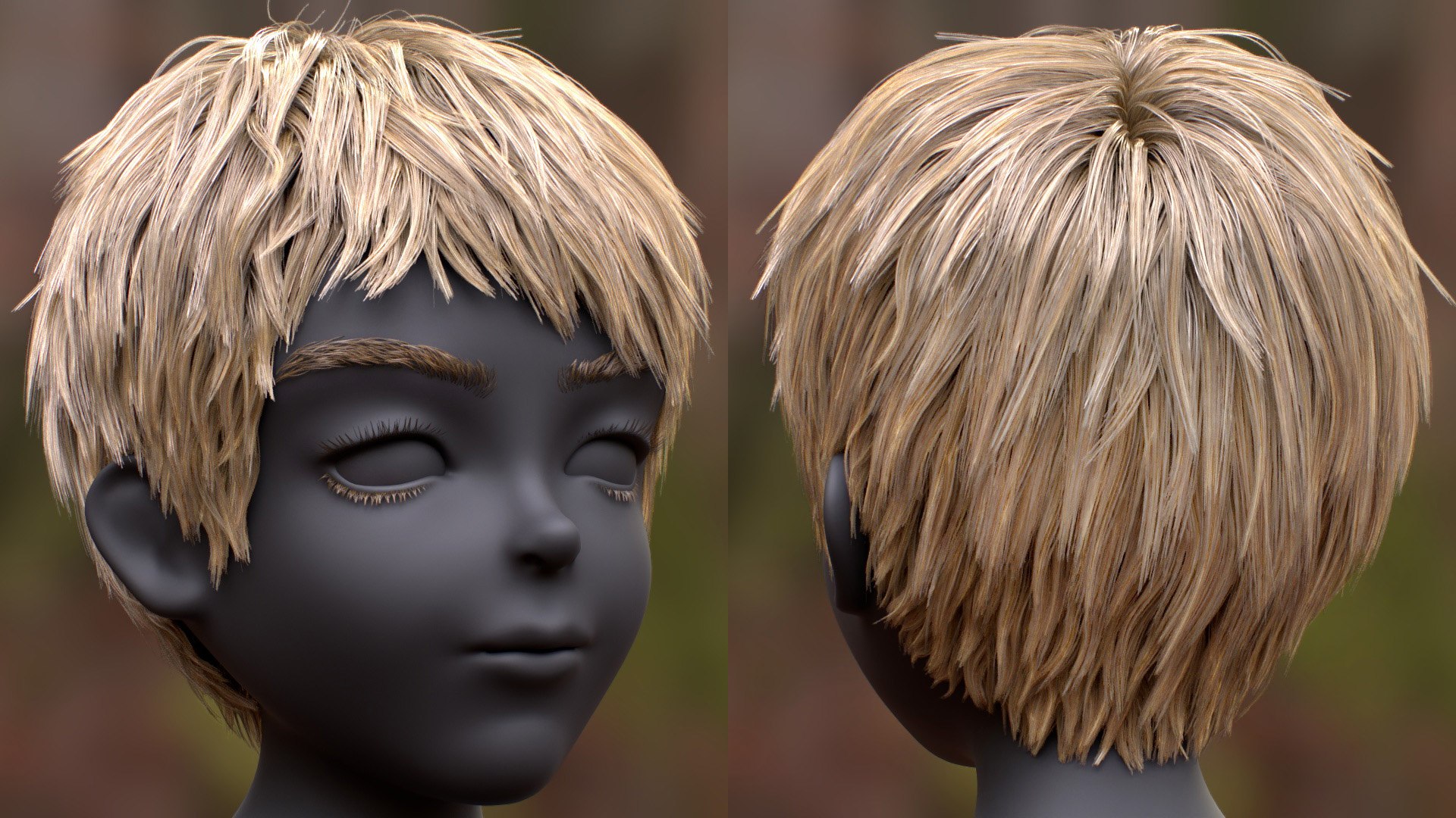 Boy Hair 3D Model - TurboSquid 1912688