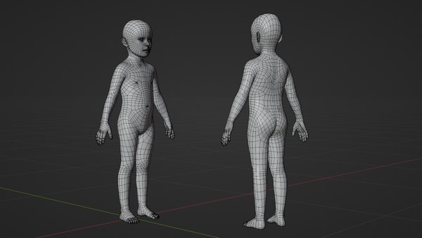 modelo 3d Un niño - TurboSquid 2019412