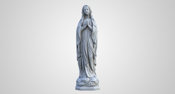 Mary virgin statue 3D model - TurboSquid 1447926