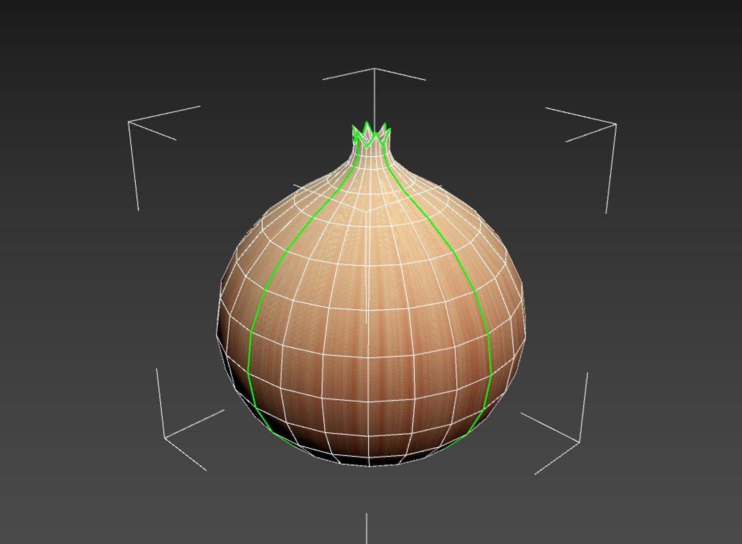 3D onion cartoon style - TurboSquid 1494607