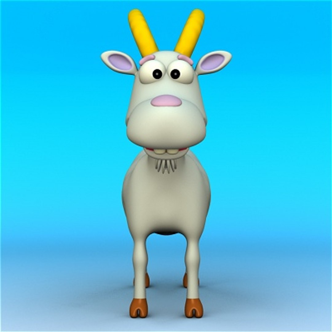 Cartoon Goat ! 3d Max