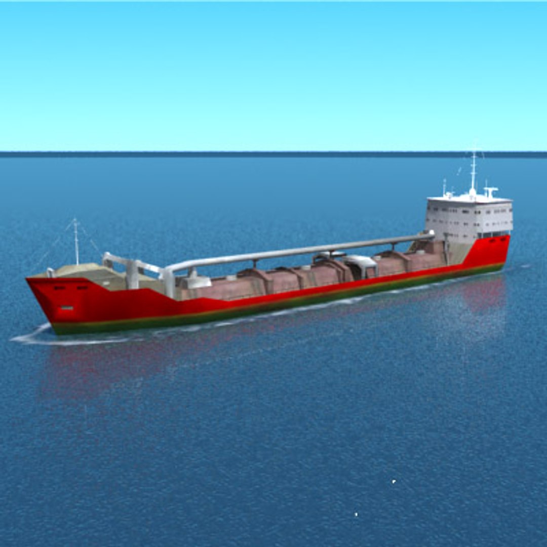 3d Model Sand Cargo Tanker Ship