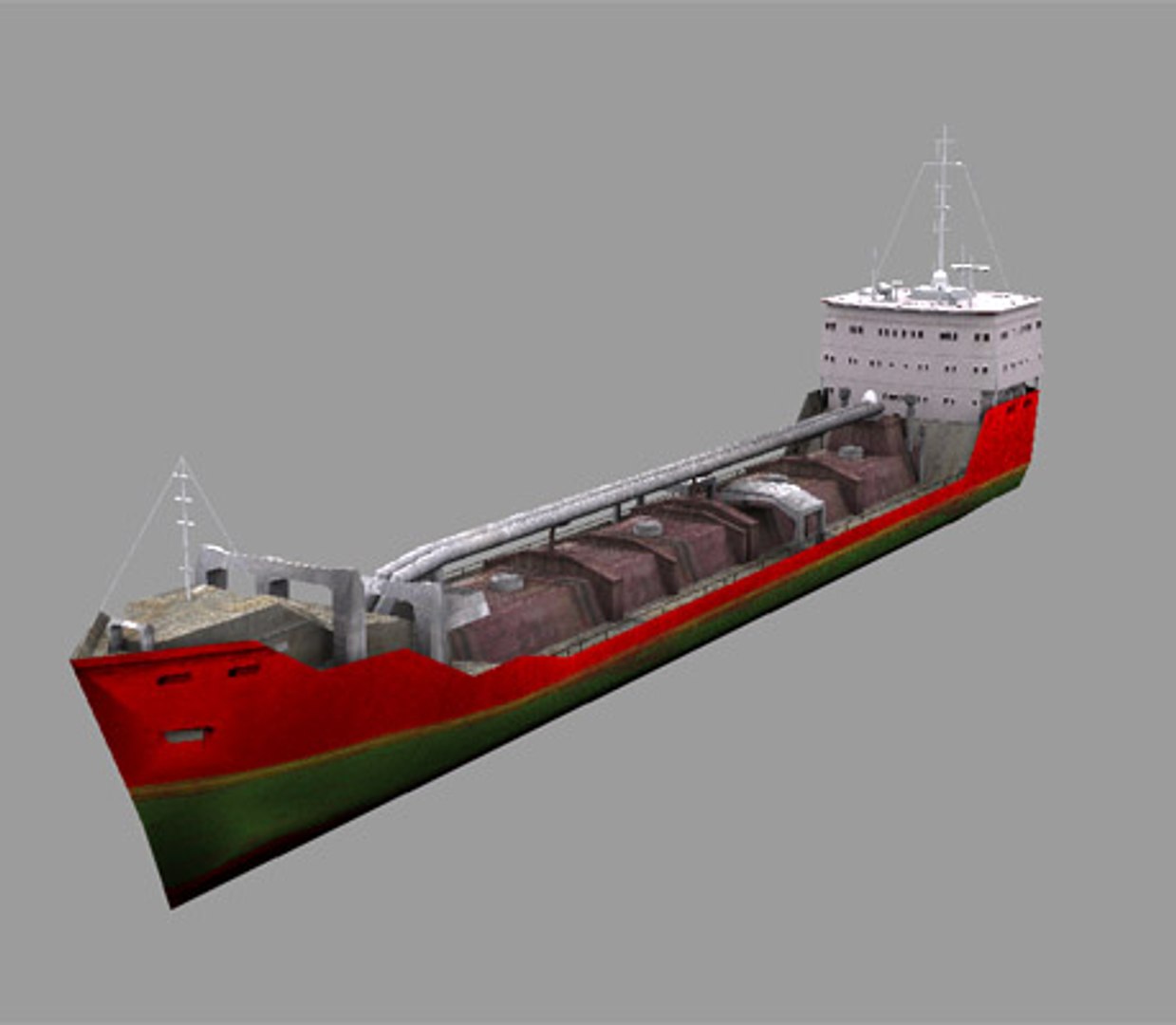 3d Model Sand Cargo Tanker Ship