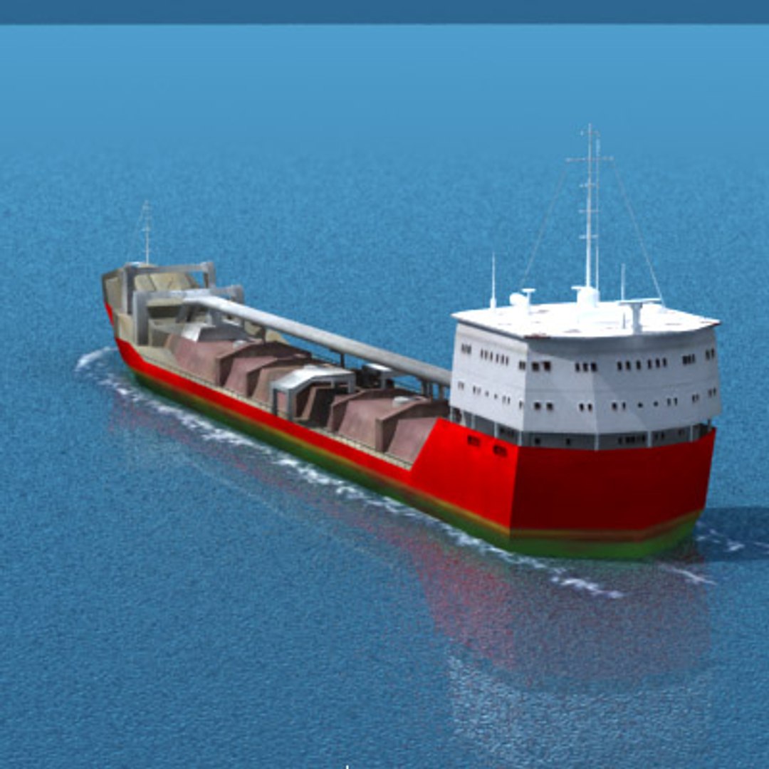3d Model Sand Cargo Tanker Ship