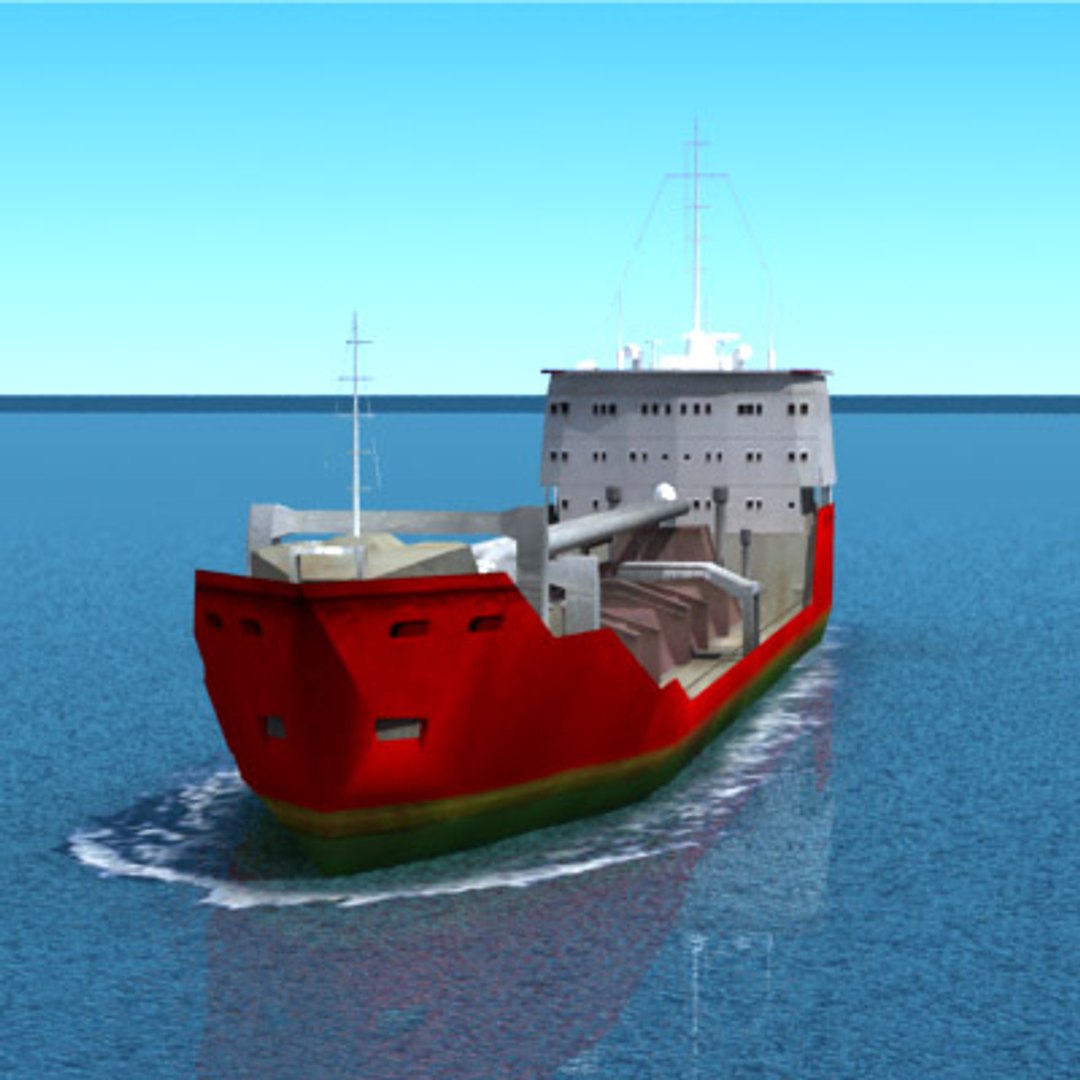 3d Model Sand Cargo Tanker Ship