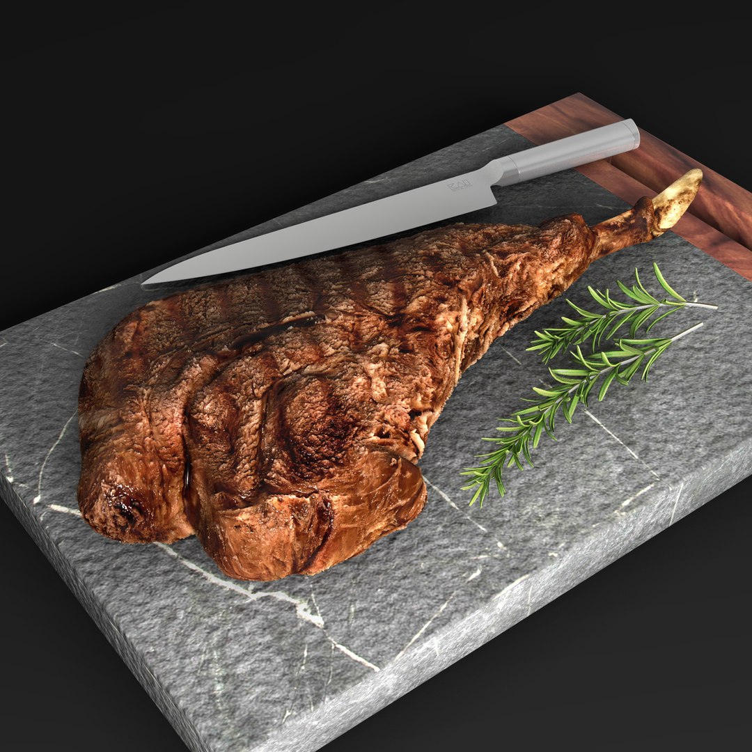 3D Model Meat Steak Food - TurboSquid 1384676