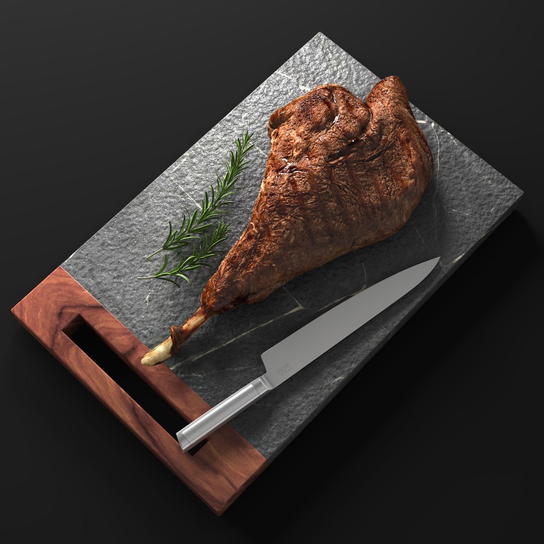 3D Model Meat Steak Food - TurboSquid 1384676