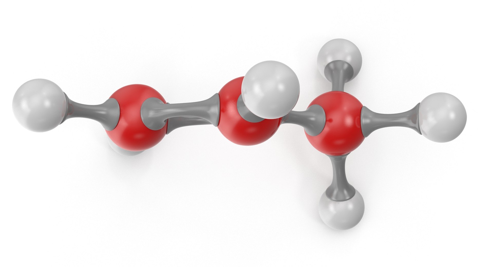 3D Propene Molecular - TurboSquid 1278497
