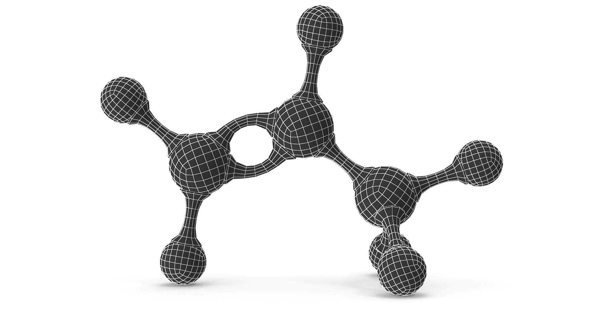 3D Propene Molecular - TurboSquid 1278497