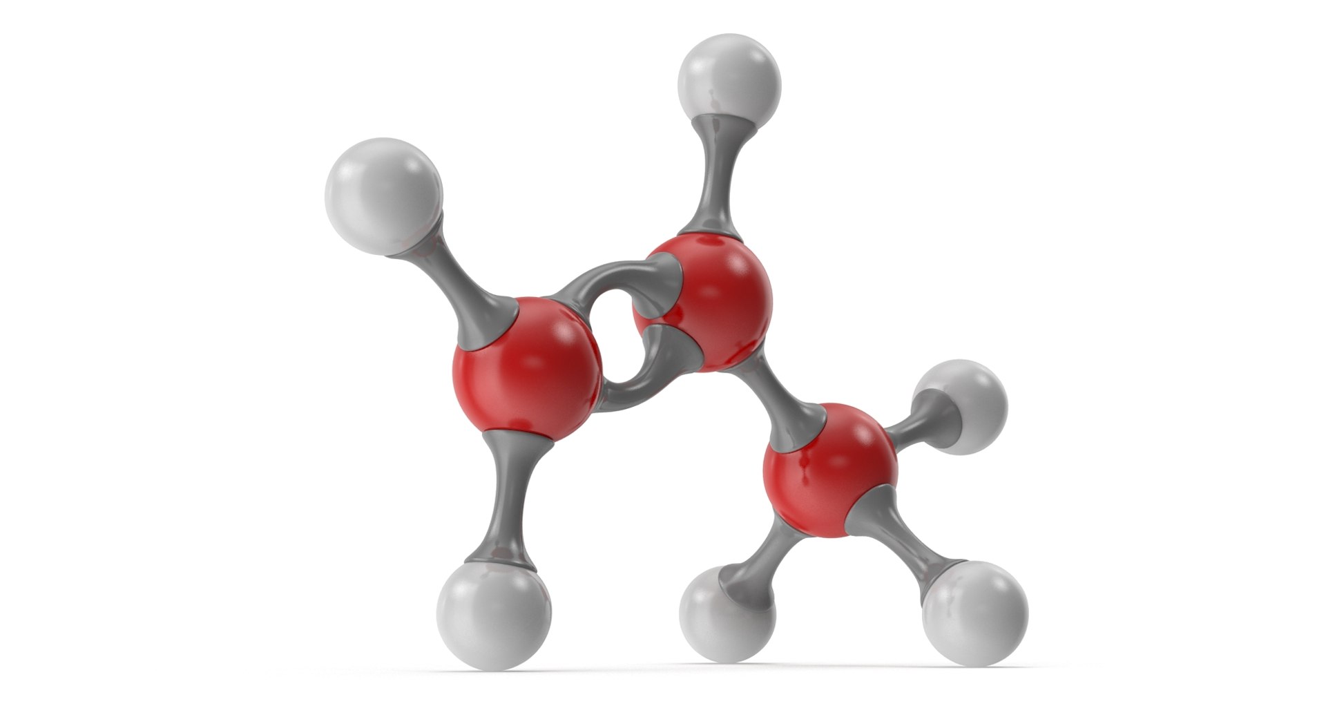 3D Propene Molecular - TurboSquid 1278497