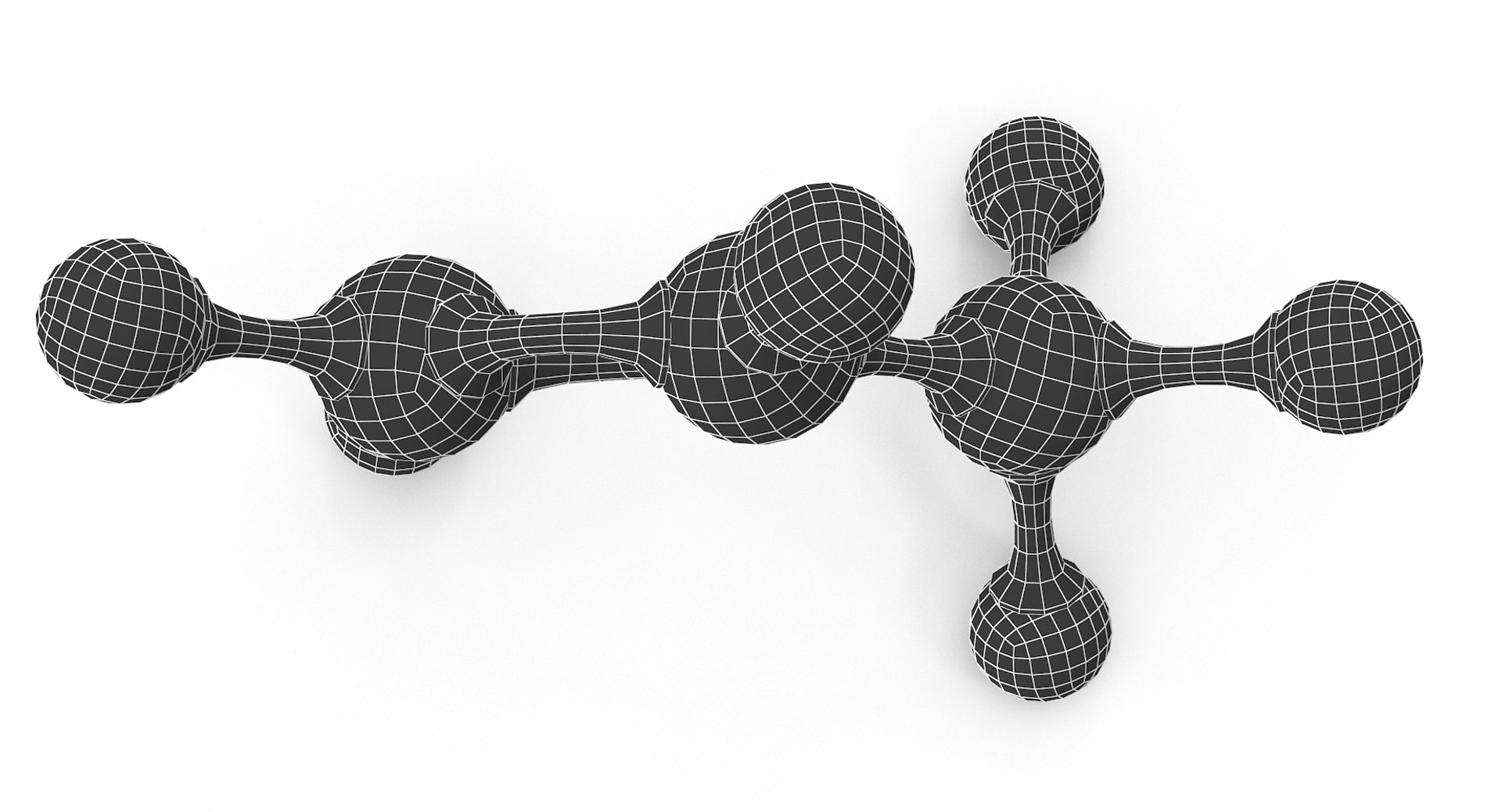 3D Propene Molecular - TurboSquid 1278497