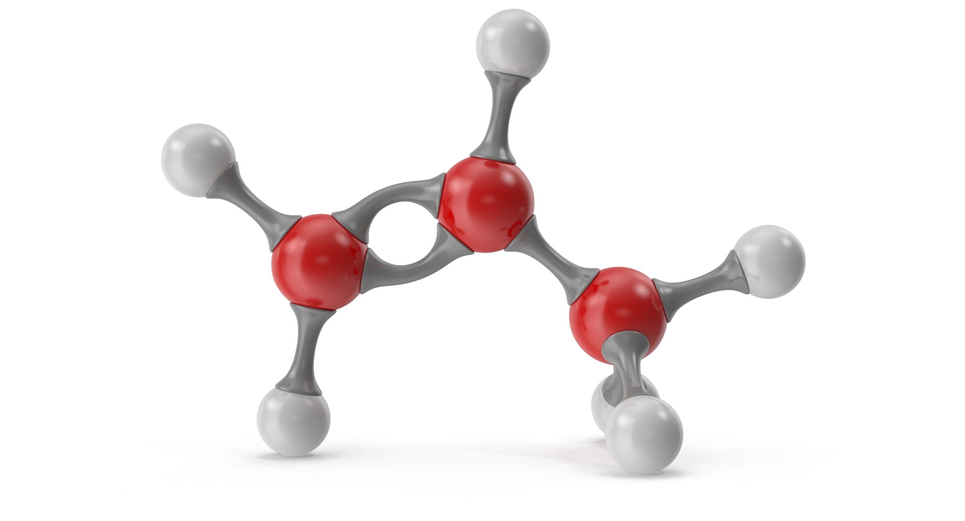 3D Propene Molecular - TurboSquid 1278497