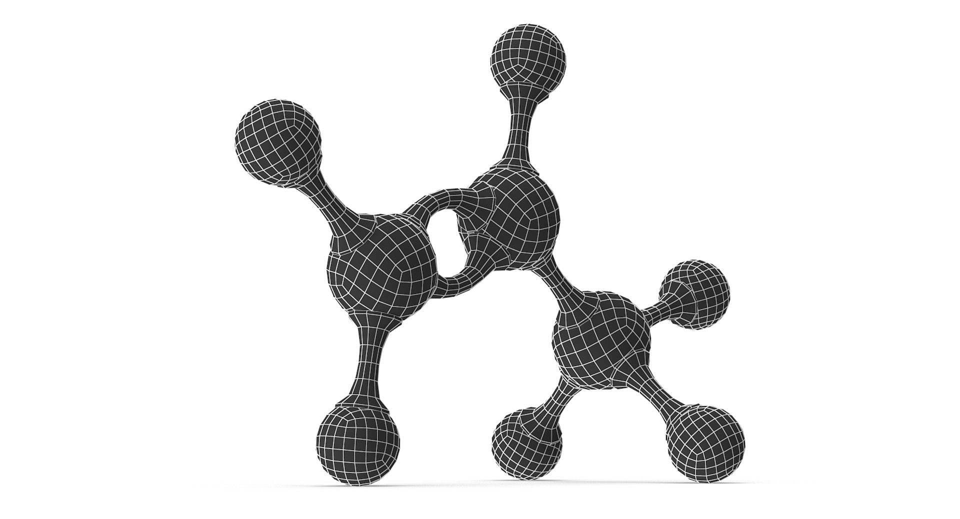 3D Propene Molecular - TurboSquid 1278497