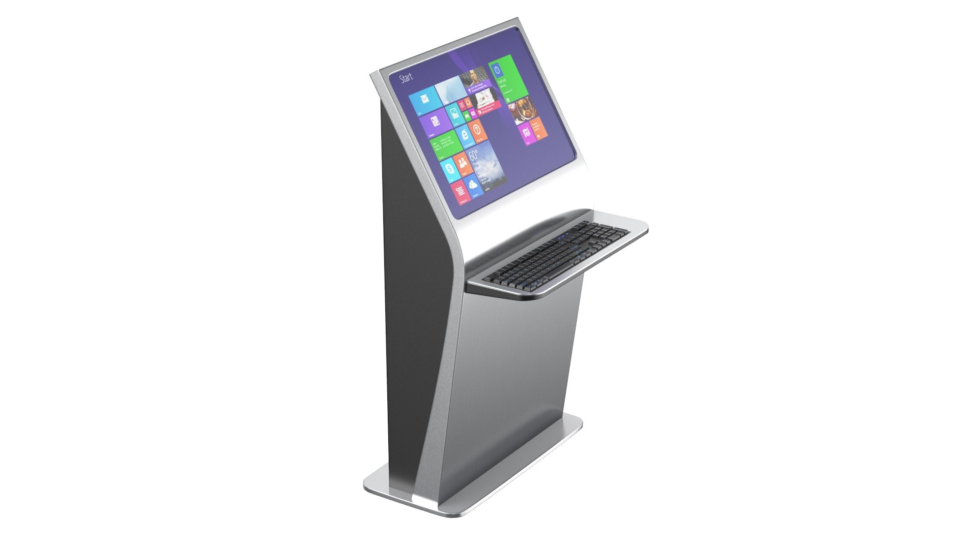 Detailed Electronic Kiosk 01 3D Model - TurboSquid 2061987