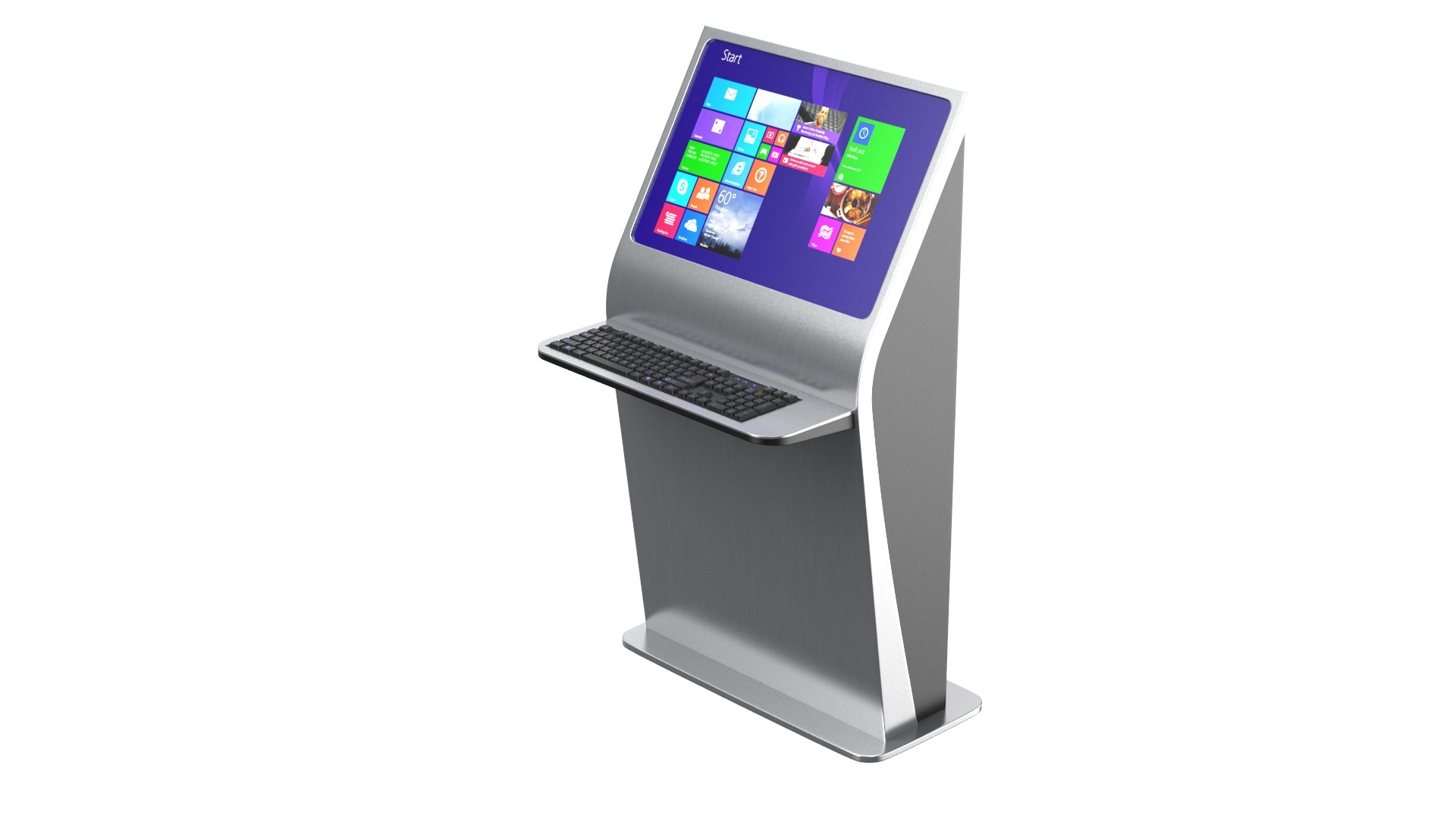Detailed Electronic Kiosk 01 3D Model - TurboSquid 2061987