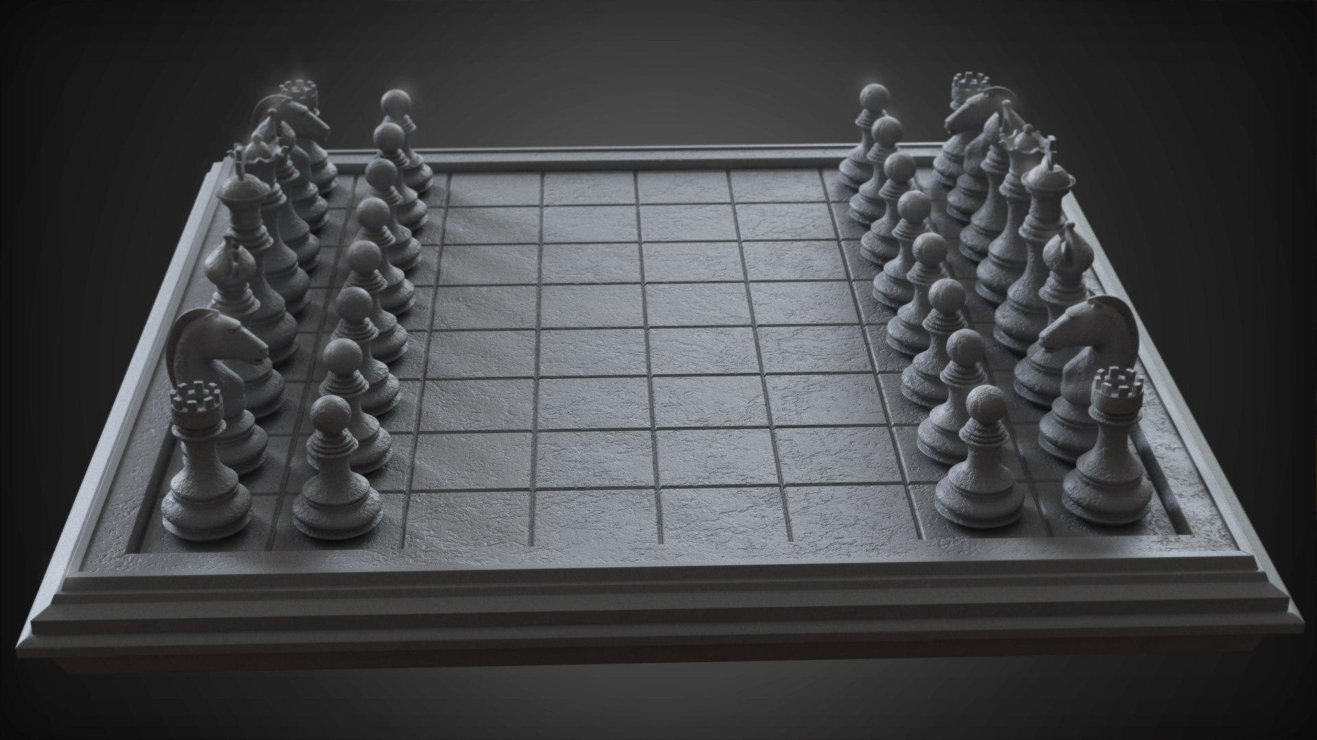 Realistic Chess Set 3D Model - TurboSquid 1465046