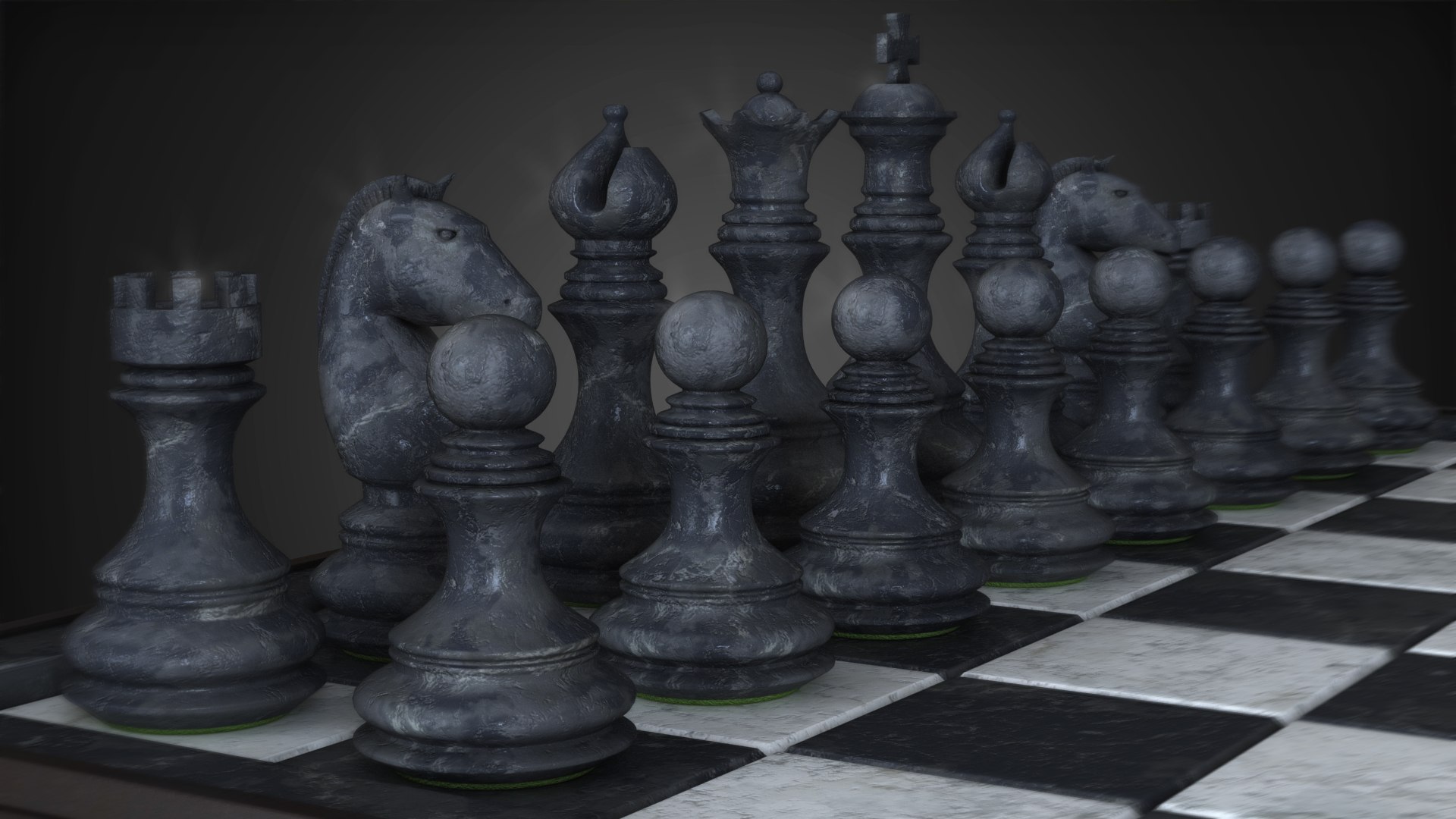 Realistic Chess Set 3D Model - TurboSquid 1465046
