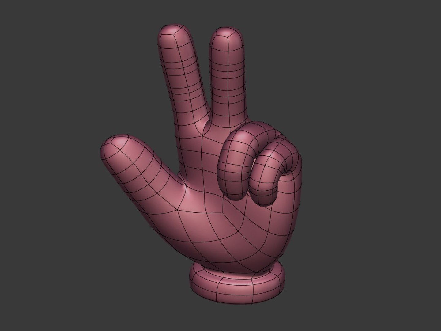 Cartoon Hand 3D Model - TurboSquid 1363141