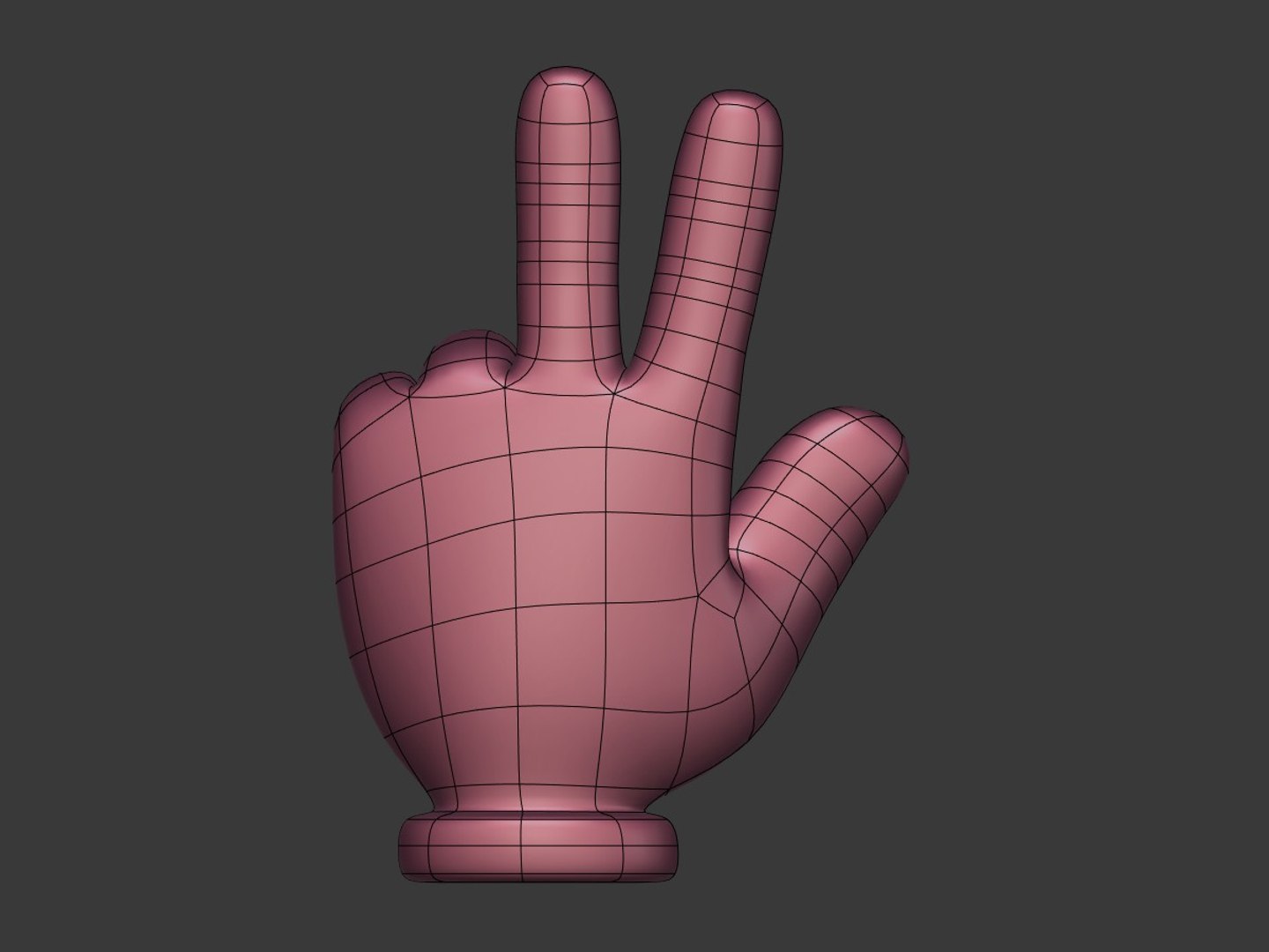 Cartoon Hand 3D Model - TurboSquid 1363141
