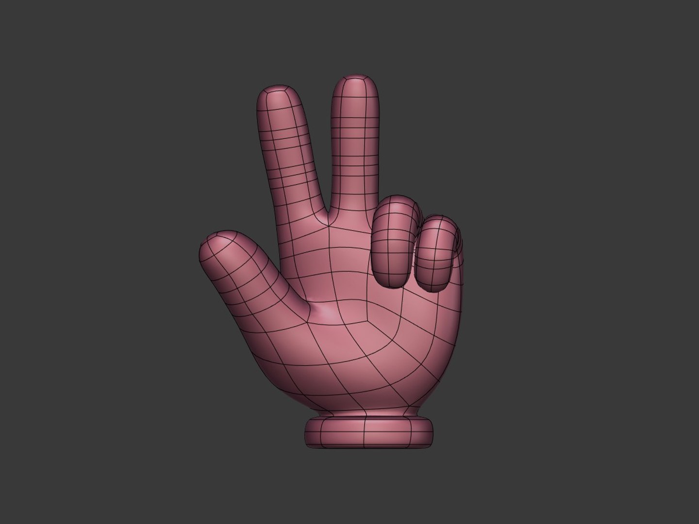 Cartoon Hand 3D Model - TurboSquid 1363141