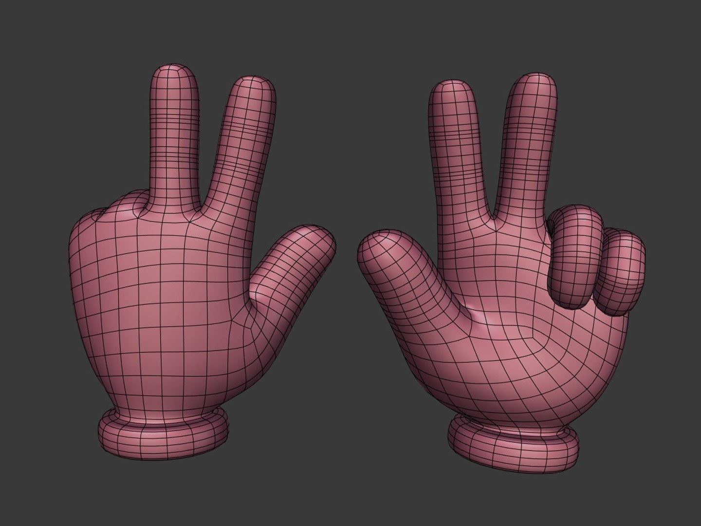 Cartoon Hand 3D Model - TurboSquid 1363141