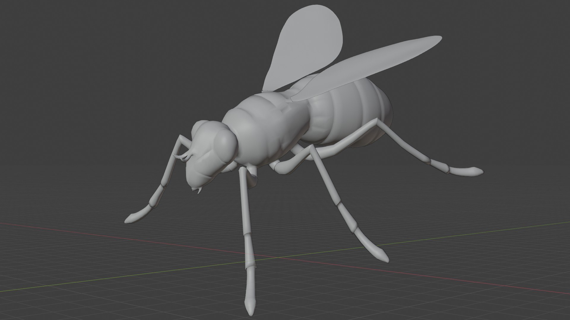 3D Housefly Insect Rigged - TurboSquid 1667418