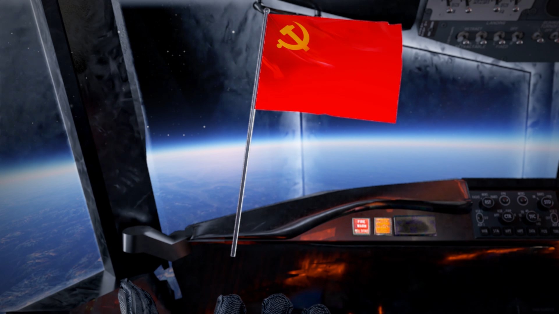 Red Flag in Outer Space 3D model - TurboSquid 2051453