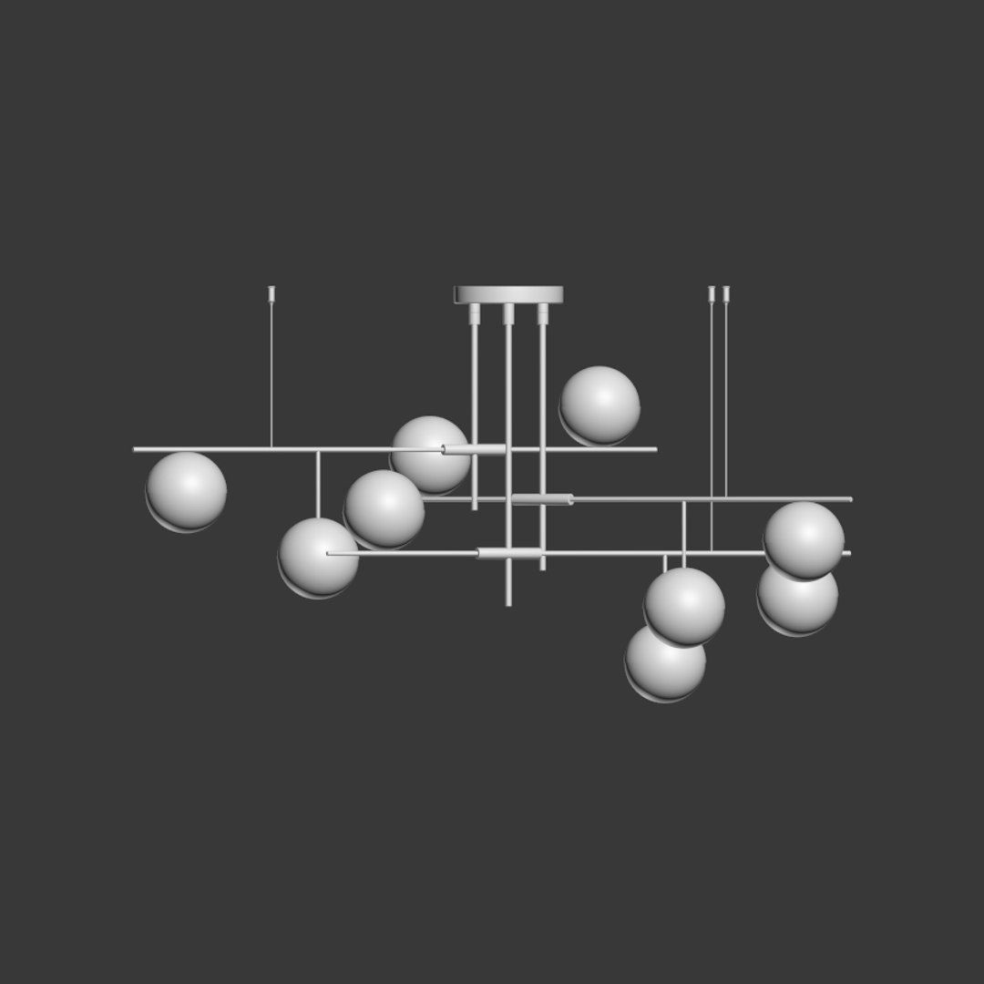 Technum chandelier lampatron 3D model - TurboSquid 1599809