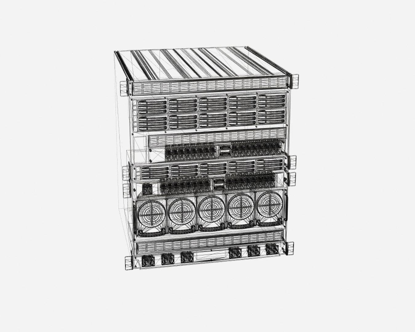 Server Rack 3D Model - TurboSquid 1315845
