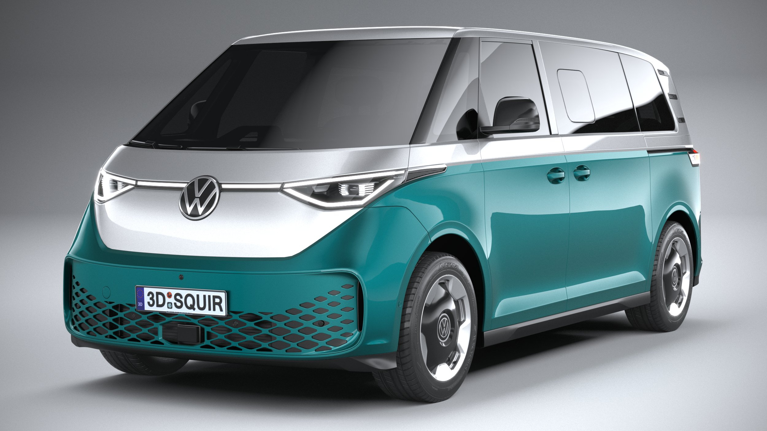 modelo 3d Volkswagen ID Buzz LWB 2023 - TurboSquid 2086686