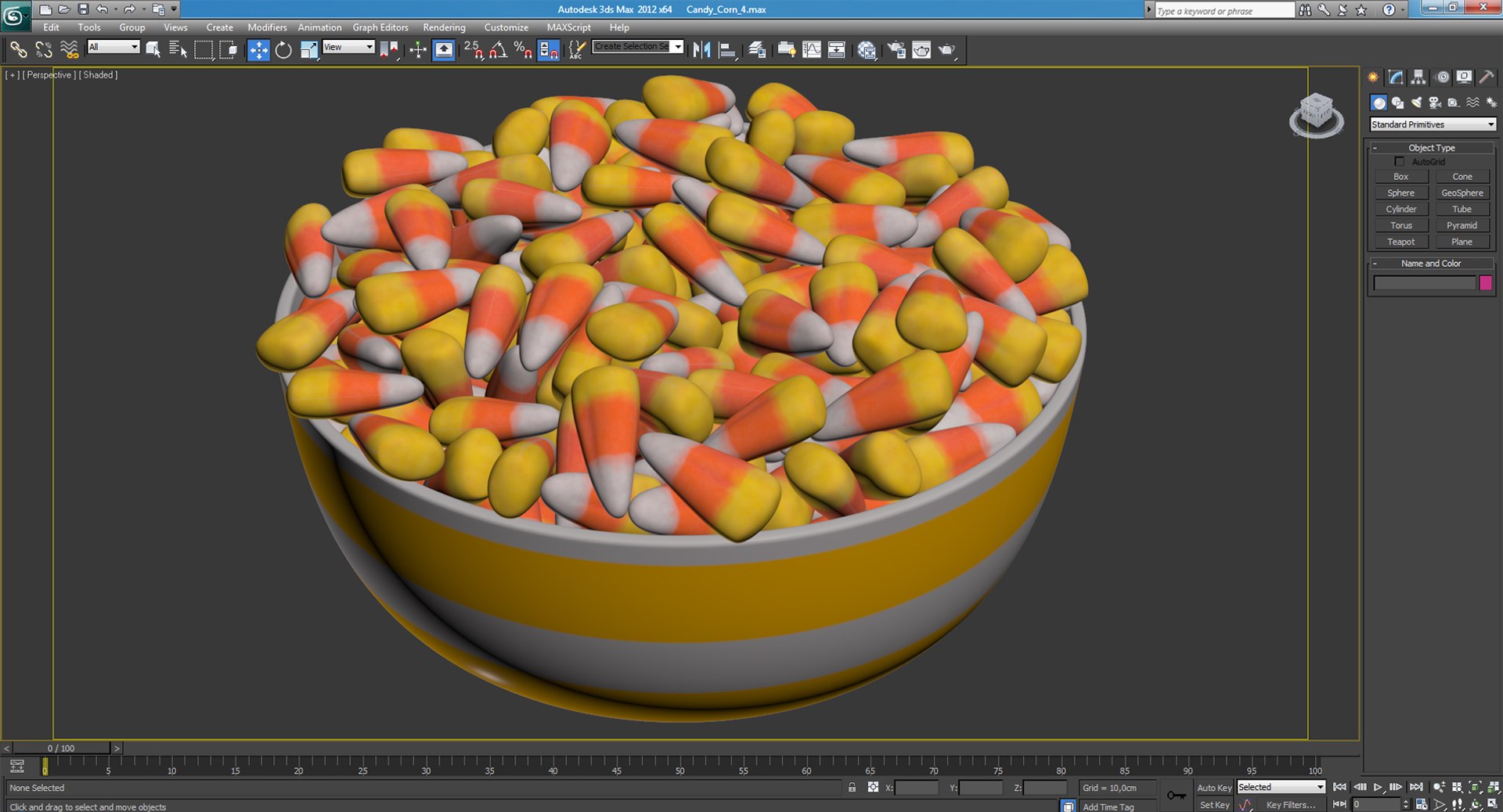 3D Candy Corn 4 Model - TurboSquid 1334120