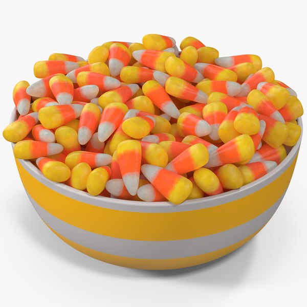 3D candy corn 4 model - TurboSquid 1334120